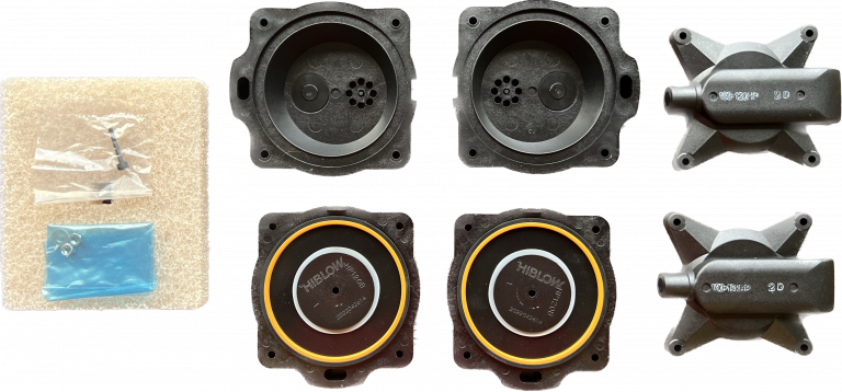 HP-100/120 HIBLOW Rebuild Kits Have HIBLOW Logo on the Diaphragms ...